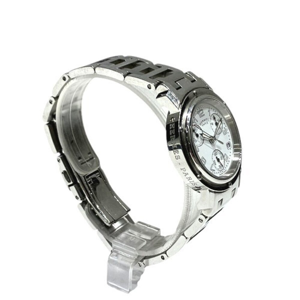 Hermes | Accessories | Hermes Clipper Chronograph Date L31 Quartz Watch ...